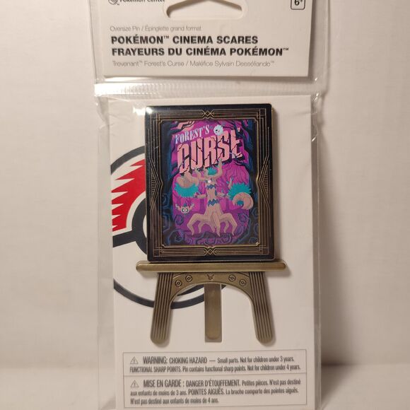 Nintendo | Jewelry | Pokemon Tcg Trevenants Curse Cinema Scares Enamel ...